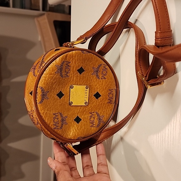 MCM | Bags | Mcm Mini Round Crossbody Bag | Poshmark